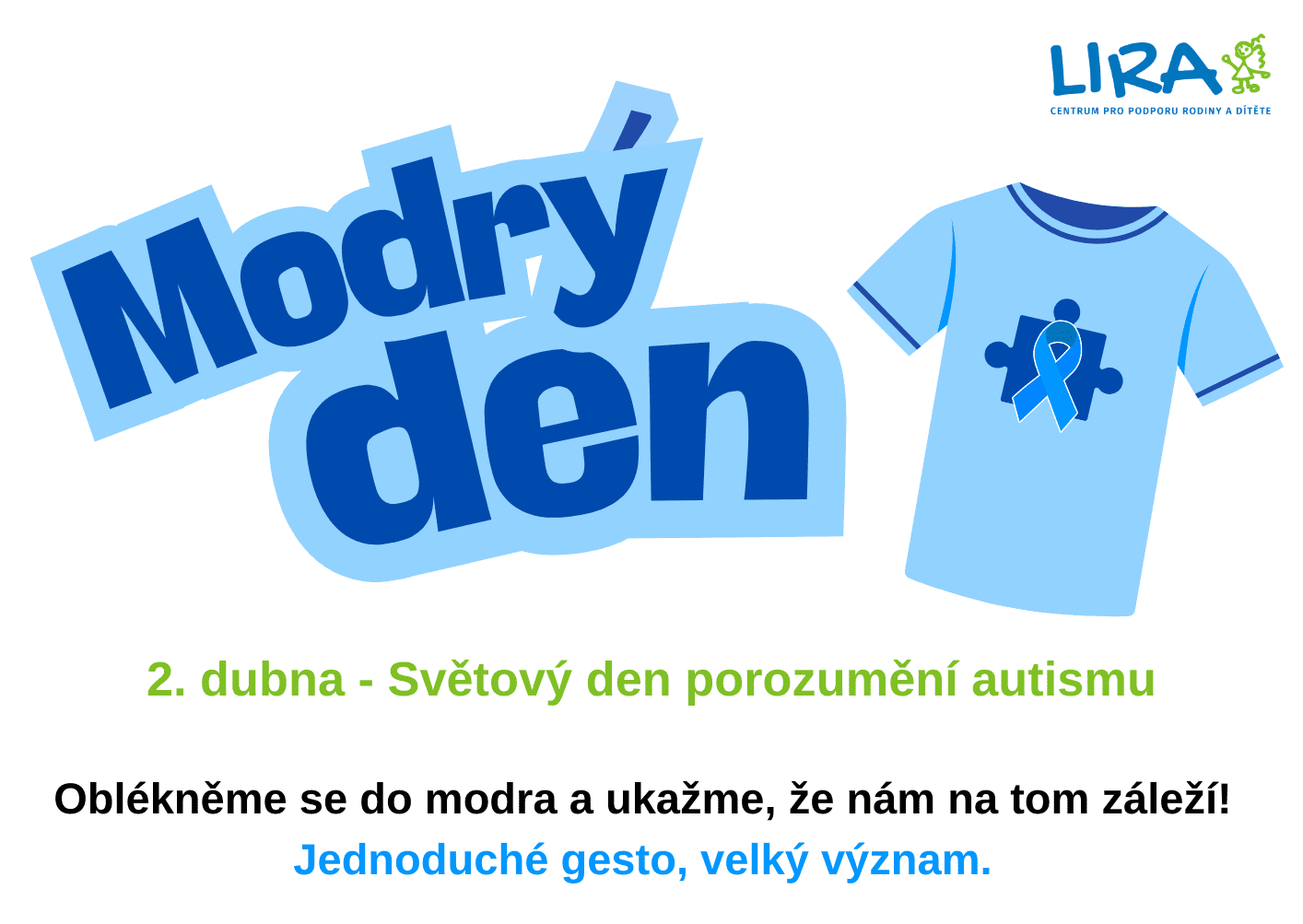 Modrý den – světový den porozumění autismu | Úvod | Prezentace